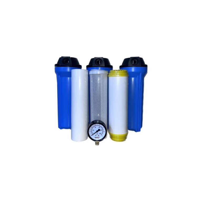 Kit Triple (Filtro de Carbón + Filtro de Sedimentos + Ablandador ...
